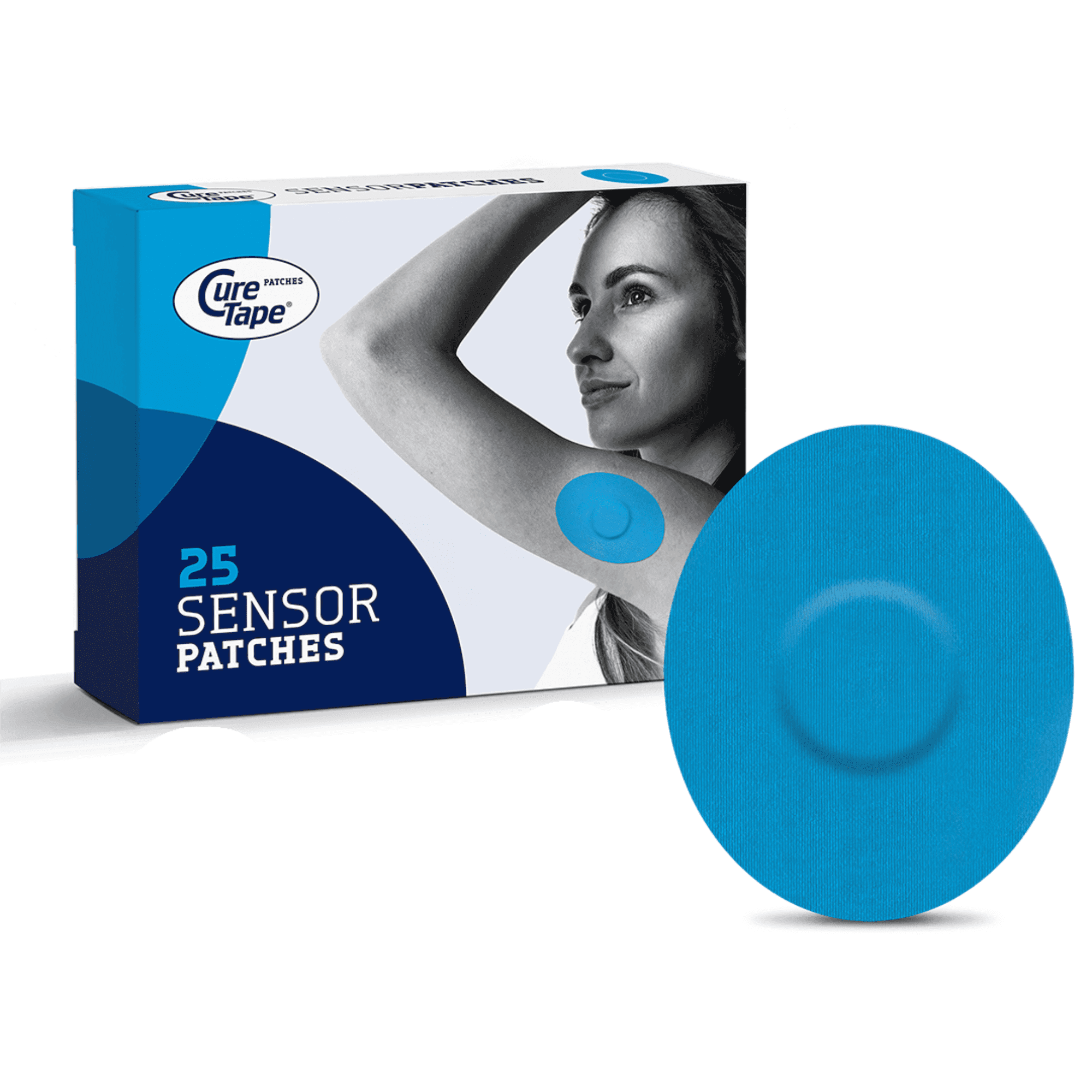 CureTape Sensor Patches: 25-pack (Blue) - Walmart.com