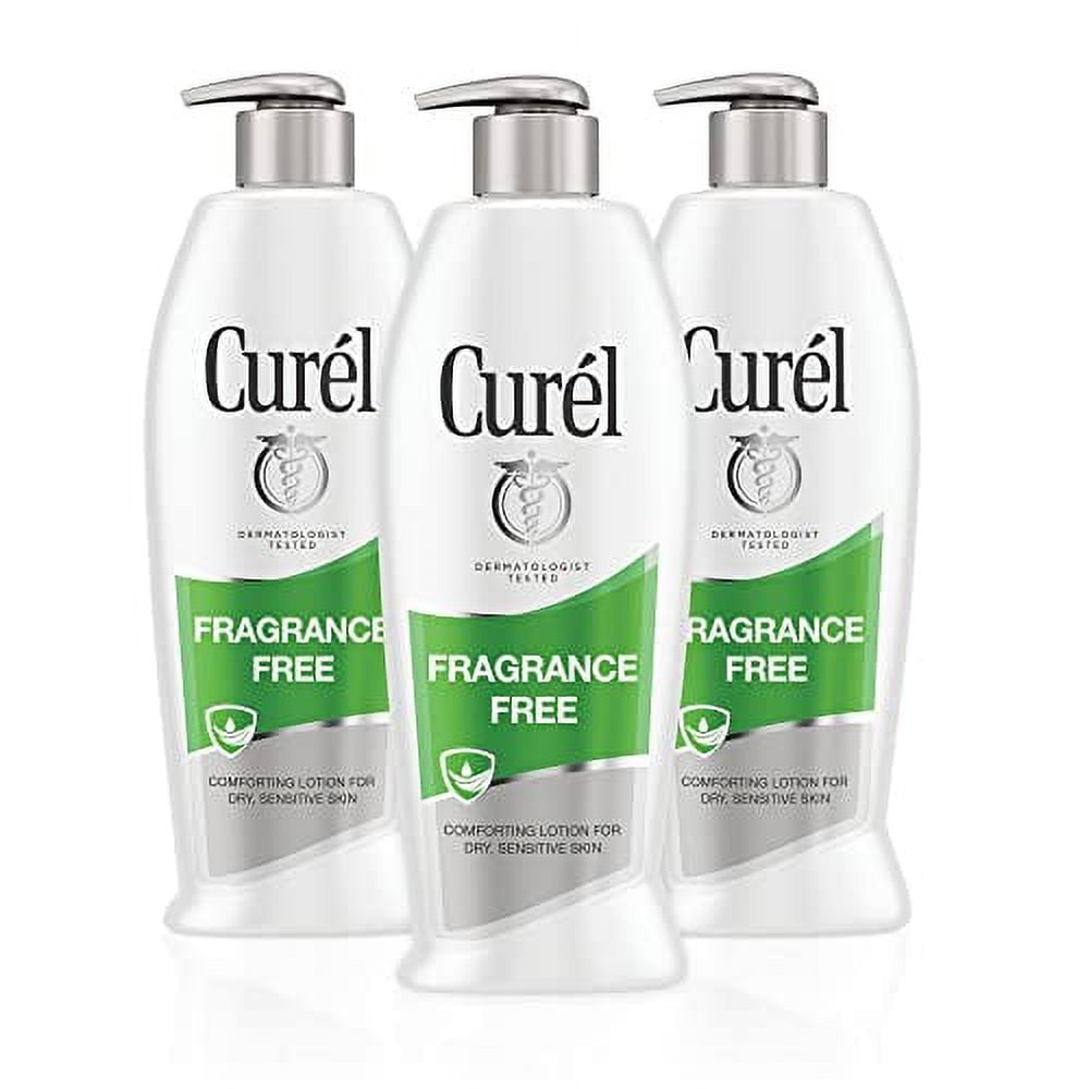 Curel Fragrance Free Body Lotion, Unscented Dry Skin Moisturizer for ...