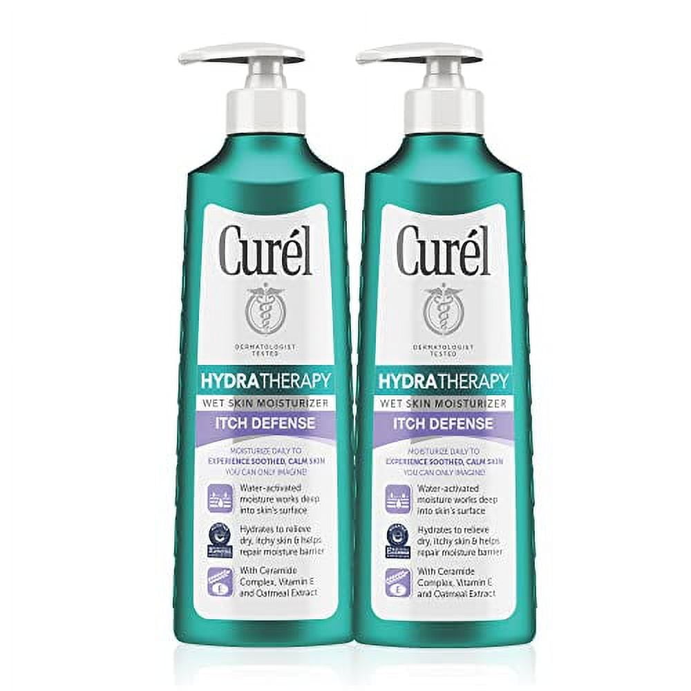 Curel Hydra Therapy In Shower Lotion, Itch Defense Body Moisturizer ...