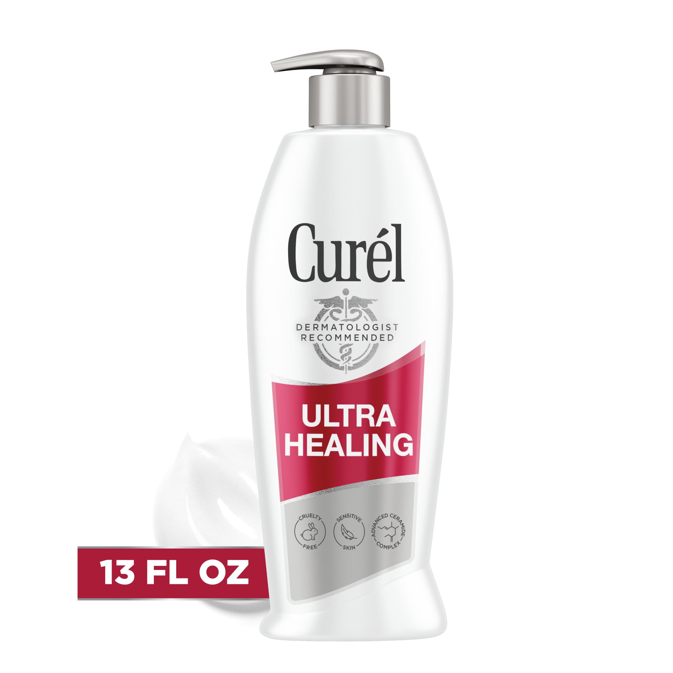 Curel Ultra Healing Intensive Fragrance-Free Lotion For Extra-Dry Skin, Dermatologist ...