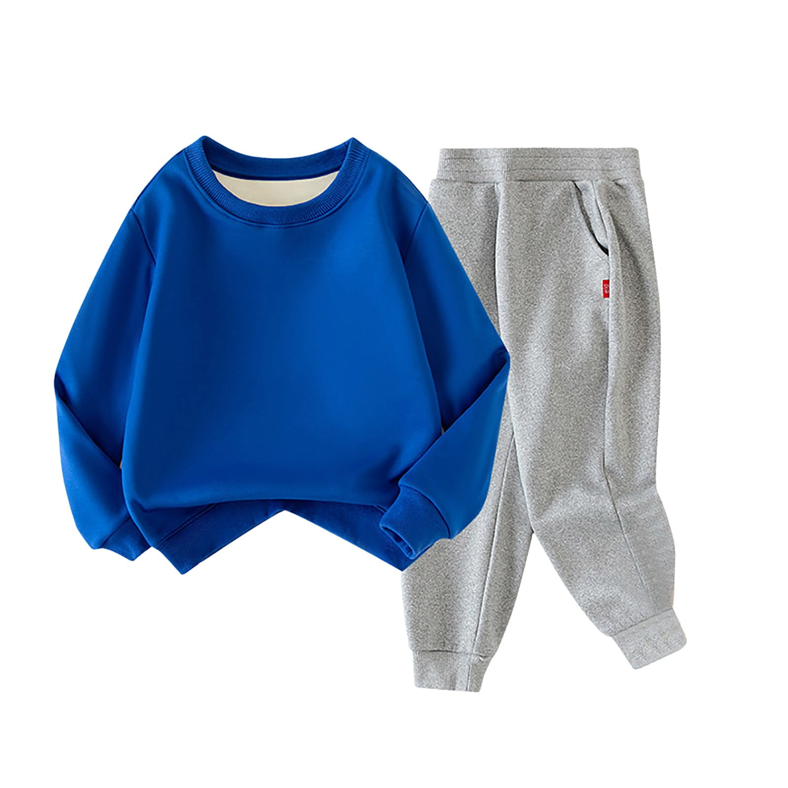 Curenmufel Boys Outfit Stylish and Comfortable Clothes for Kid(Blue,6-7 ...