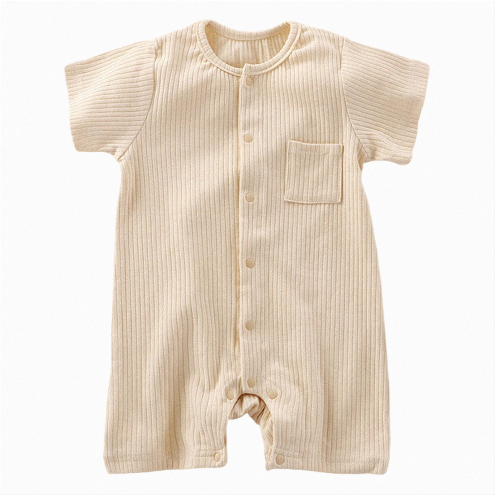 Curenmufel Newborn Romper Unisex Newborn Baby Boy Clothes Short Sleeve ...