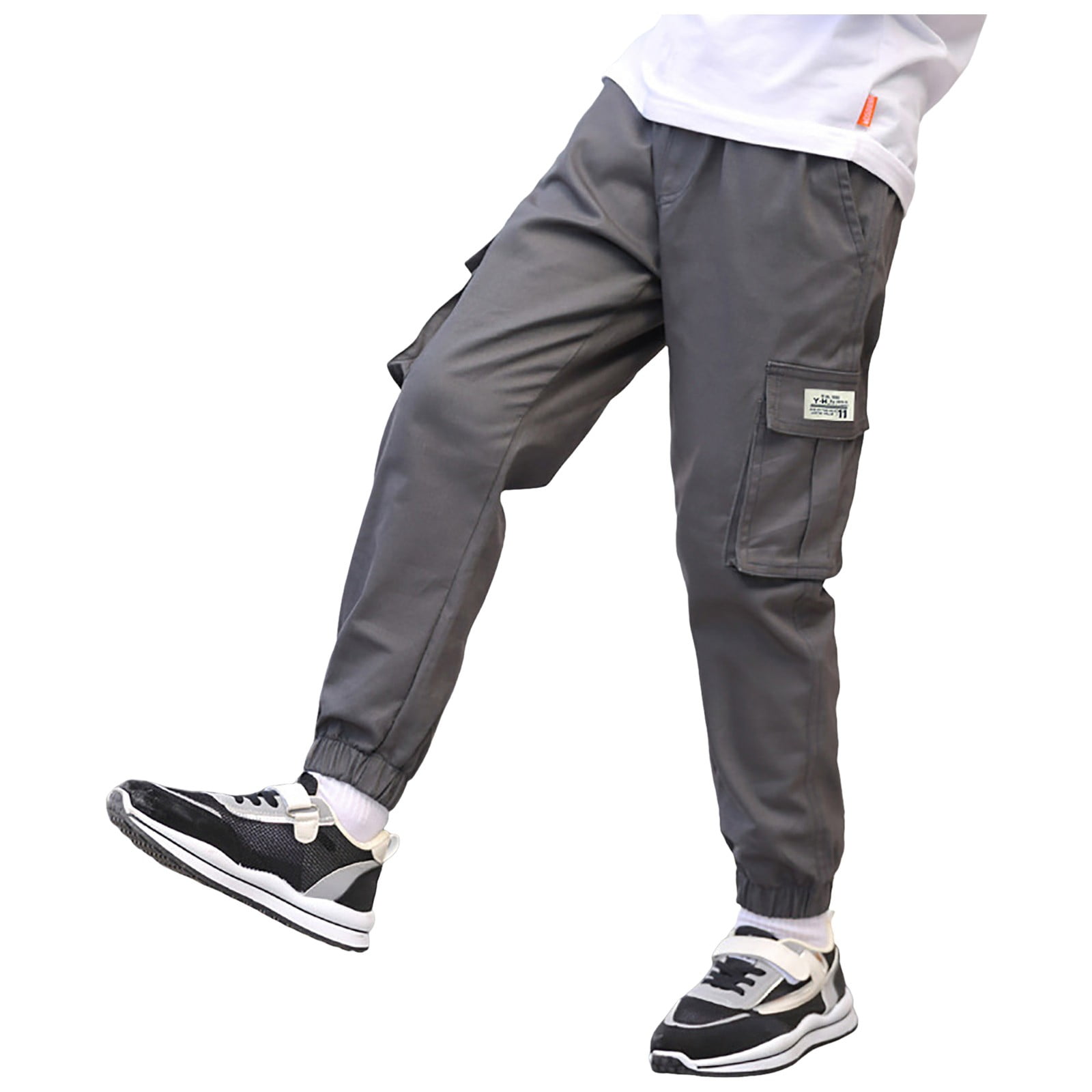 Curenmufel Cargo Pants Boys Boys Cargo Pants Cotton Casual Pants ...