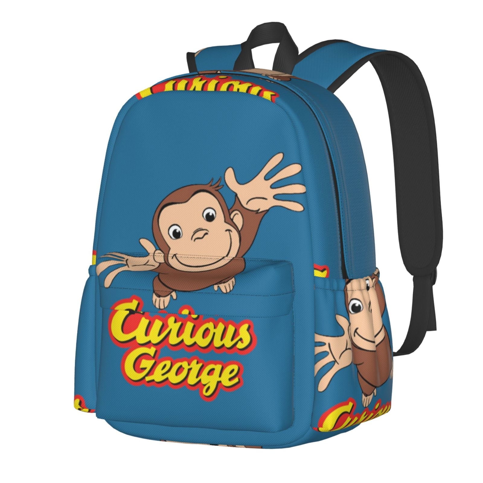 Curi-ous Geor-ge Backpack Large Bookbag Travel Laptop Bag for Outdoor ...