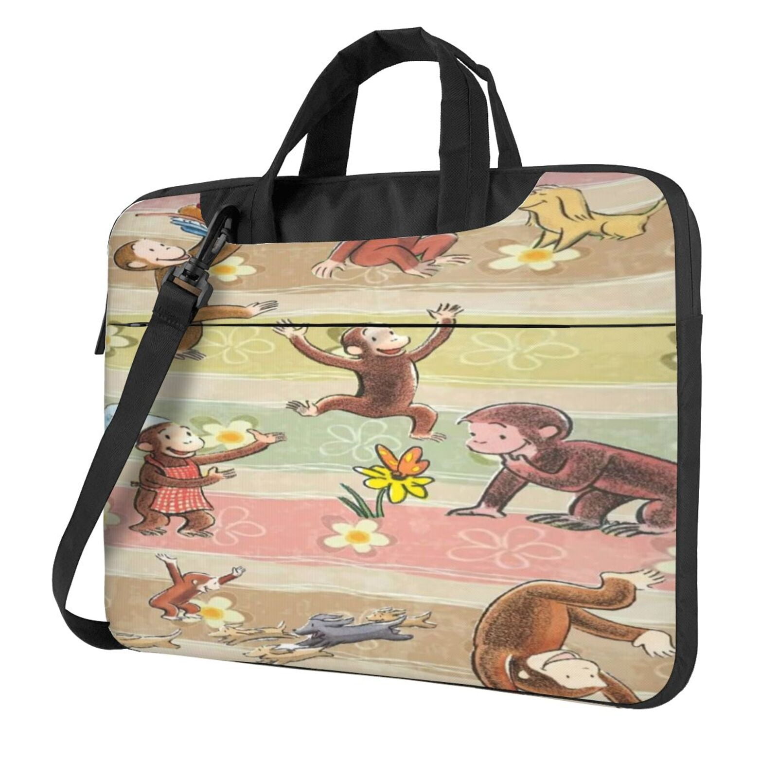 Curi-ous Geor-ge Portable Laptop Bag With Hand Single-Shoulder Laptops ...