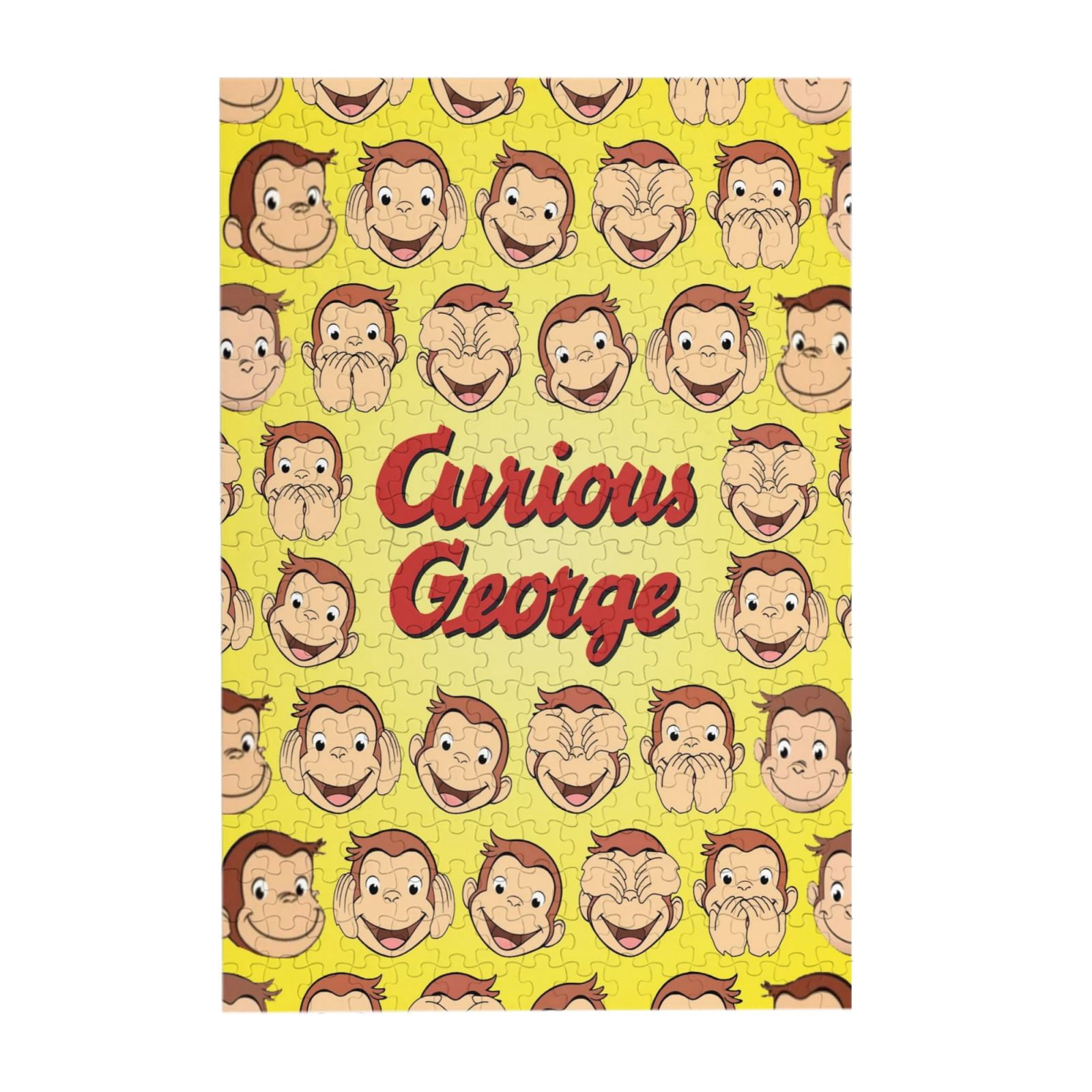 Curi0us Monkey Georgi Jigsaw Puzzles Novelty Cartoon Puzzles for Home ...