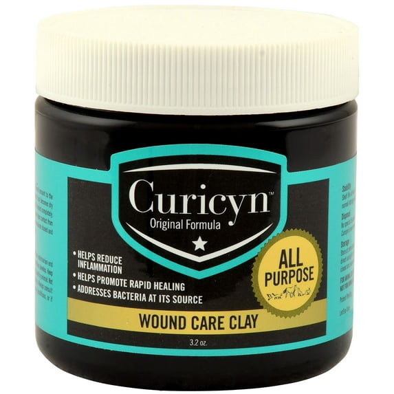 Curicyn, Wound Care Clay, 3.2oz, Animal Skin Treatment - Walmart.com