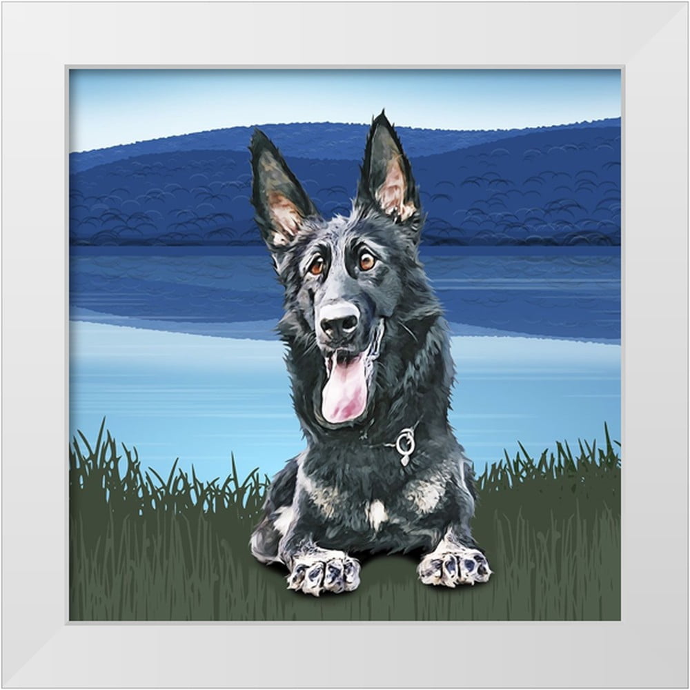 Curinga, Kim 12x12 White Modern Wood Framed Museum Art Print Titled ...