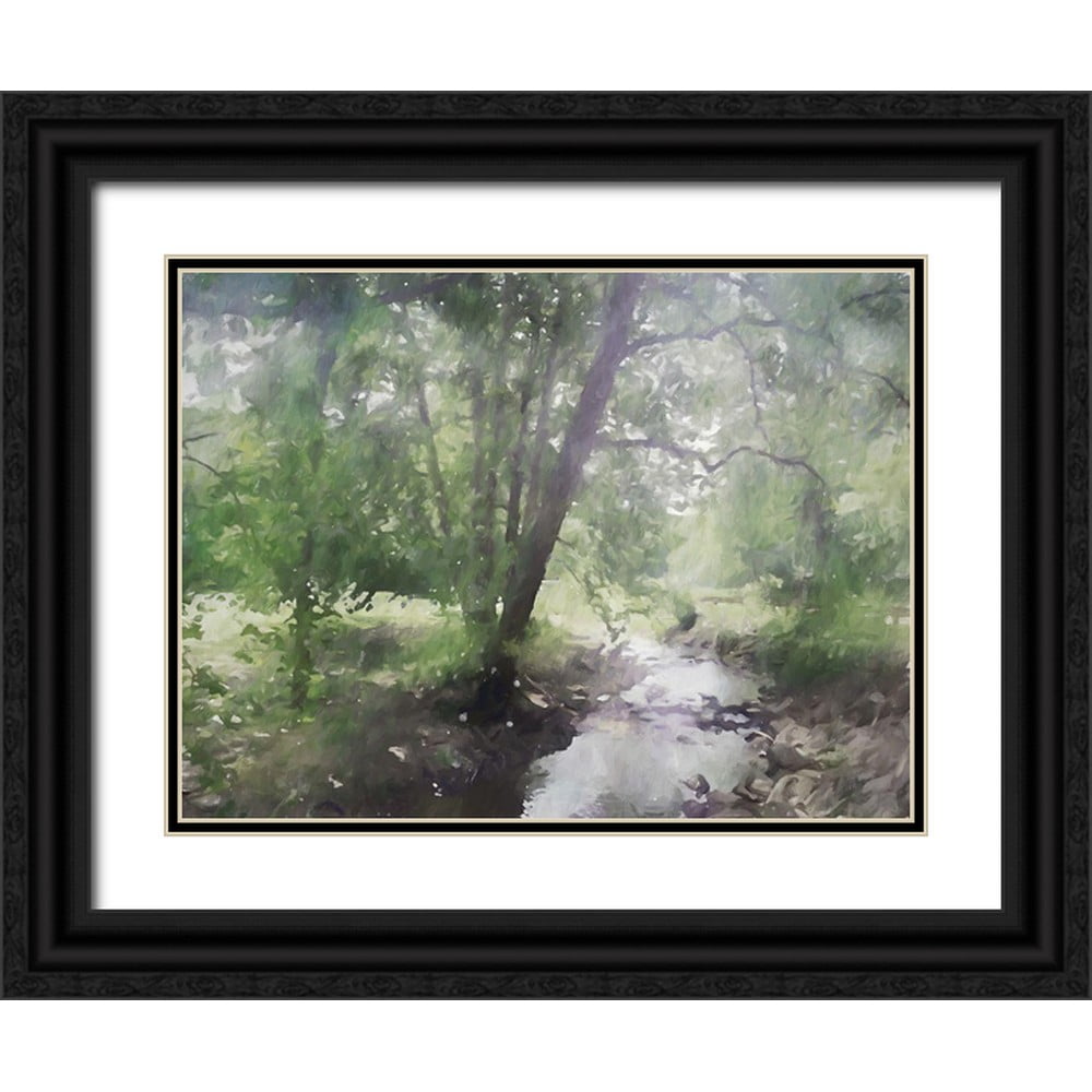 Curinga, Kim 14x12 Black Ornate Wood Framed with Double Matting Museum ...