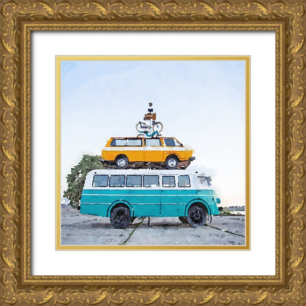 Curinga, Kim 20x20 Gold Ornate Wood Framed with Double Matting Museum Art Print Titled - Rack n ...