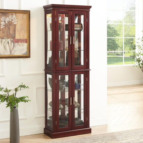Curio Cabinets with Glass Doors