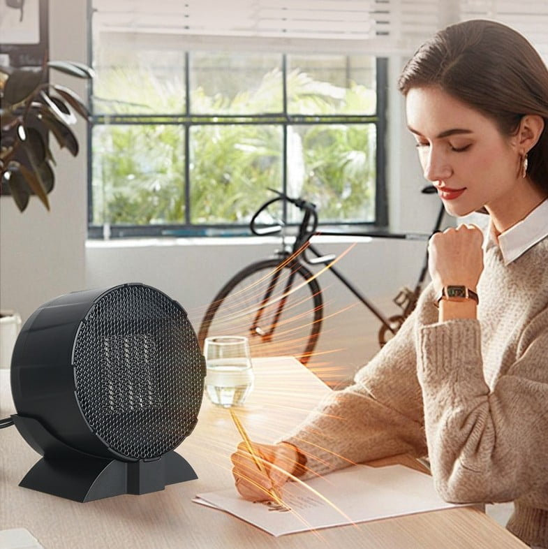 CurioCo Ceramic Fast Heating Small Heater Tabletop Indoor Hanging ...