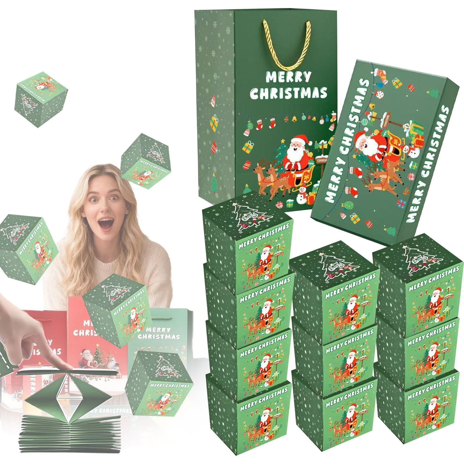 CurioCo Explosion Gift Box - DIY Surprise Folding Box for Birthday ...