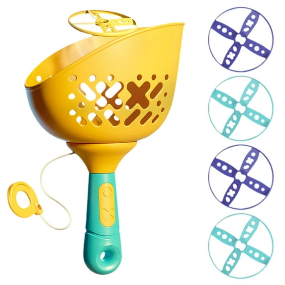 CurioCo Manual Disc Launcher Toy Set with 32 Soft Discs, Outdoor ...