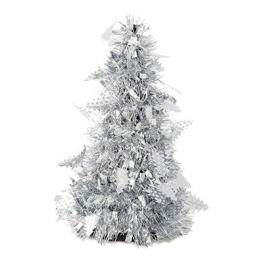 CurioCo Mini Desktop Christmas Tree 10.6 Inch PET Artificial Small Xmas ...