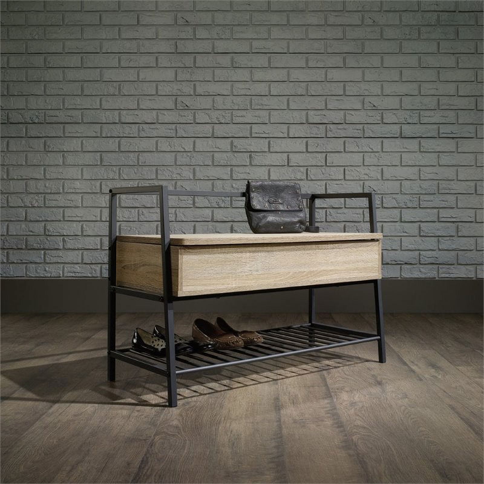 Curiod Metal Frame Storage Bench, Charter Oak - Walmart.com
