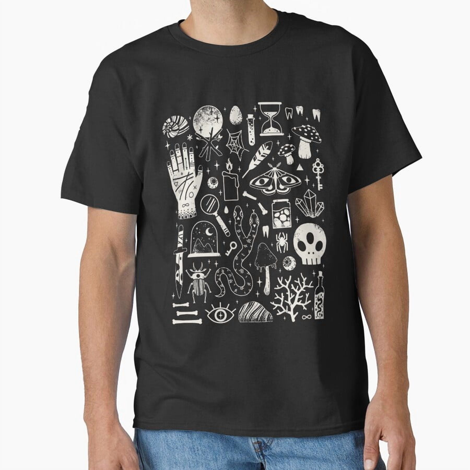 Curiosities Cabinet of Oddities Vintage Bone Graphic H19213 T-Shirt ...
