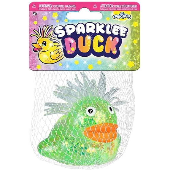 Curiosities Sparklee Duck Green Squeeze Toy - Walmart.com