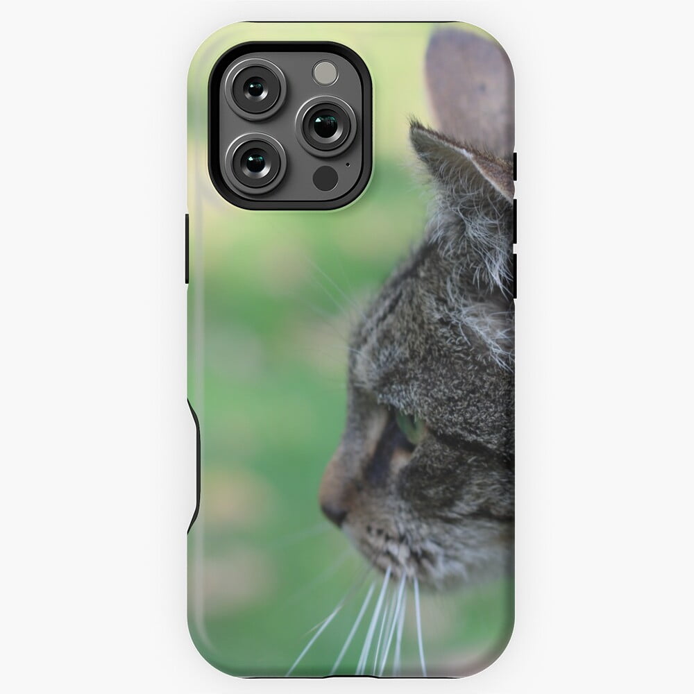 Curious Cat in Urban Garden Art Design Phone Case Compatible iPhone 17 ...