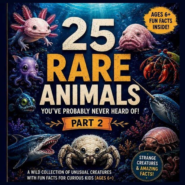 The Curious Creatures Collections (Lesse 25 Rare Animals You've ...