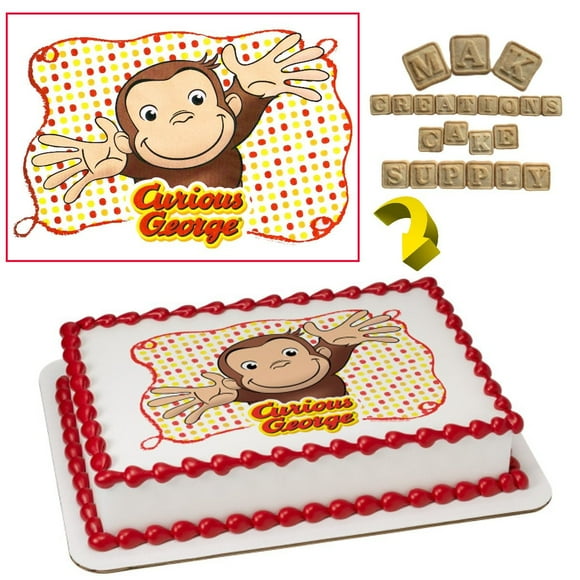 Curious George Decorative Baking in Curious George Party Supplies ...