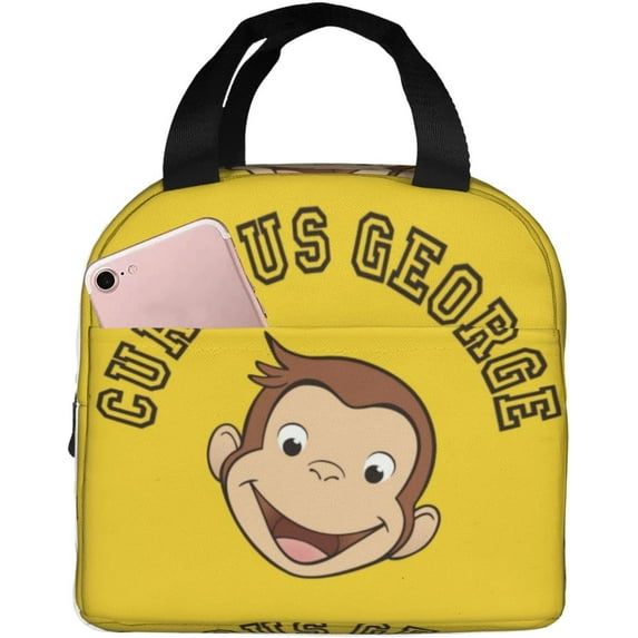 Curious George 28 Lunch Bag 3d Printing Lunch Tote Bag Cartoon Lunch ...