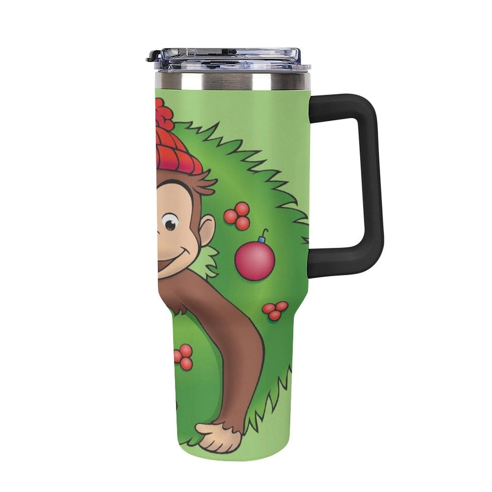 Curious George 40oz Stainless Steel Tumbler - Shockproof Base, Easy ...