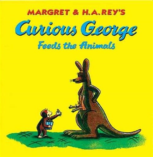 Pre-Owned Curious George 8x8 Curious George Feeds the Animals ...
