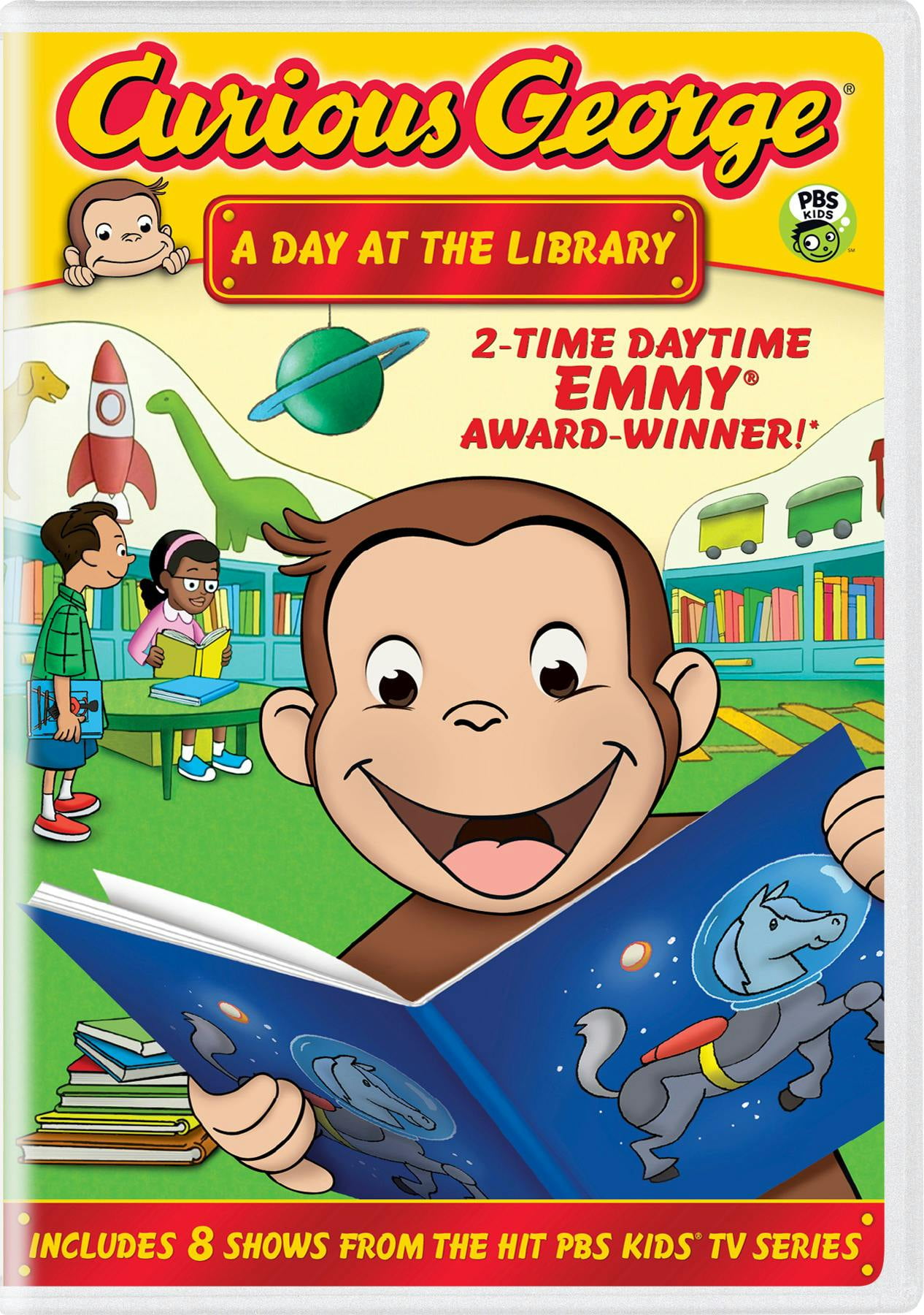 Curious George: A Day at the Library (DVD Widescreen) [DVD] - Walmart.com