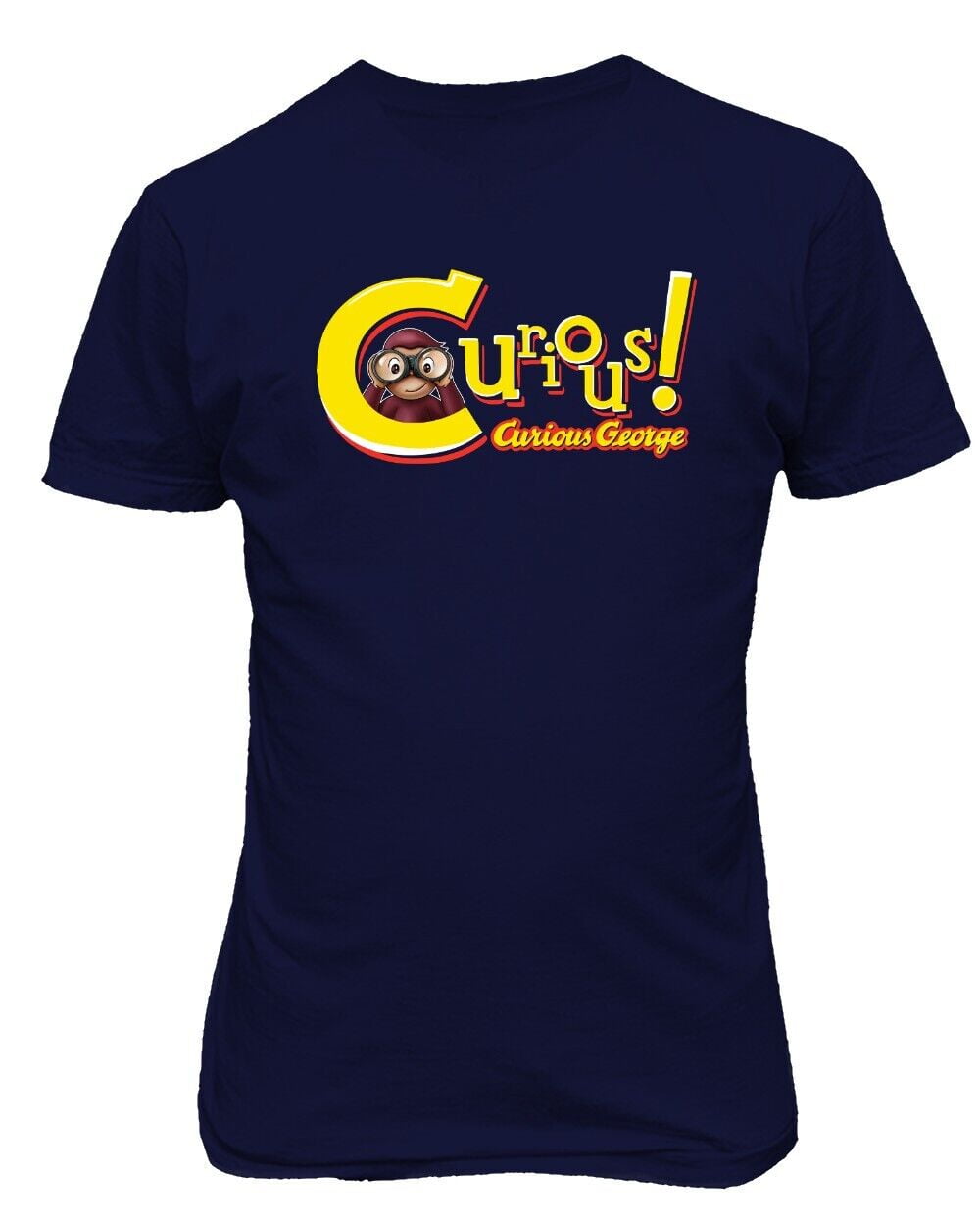 Curious George Animated Cartoon Monkey Character Unisex T-Shirt ...