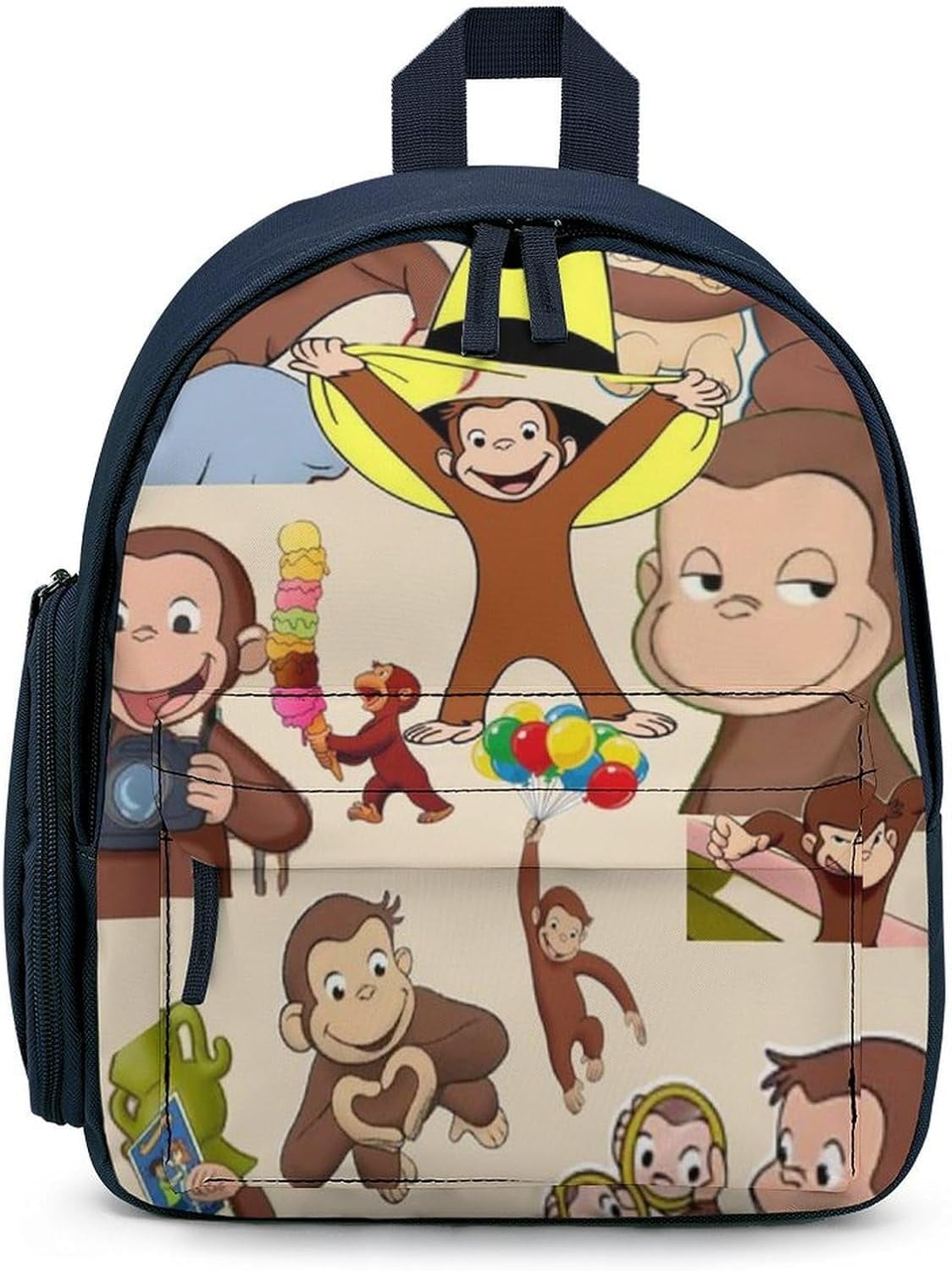Curious George Backpack School Bag Cute Lightweigh Back to School ...