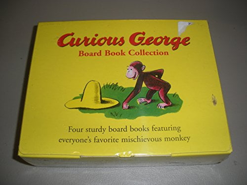Pre-Owned Curious George Board Book Collection 4 Sturdy Board Books ...
