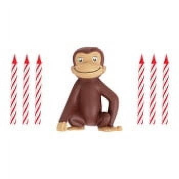 Curious George Cake Topper & Birthday Candles, 7pc - Walmart.com