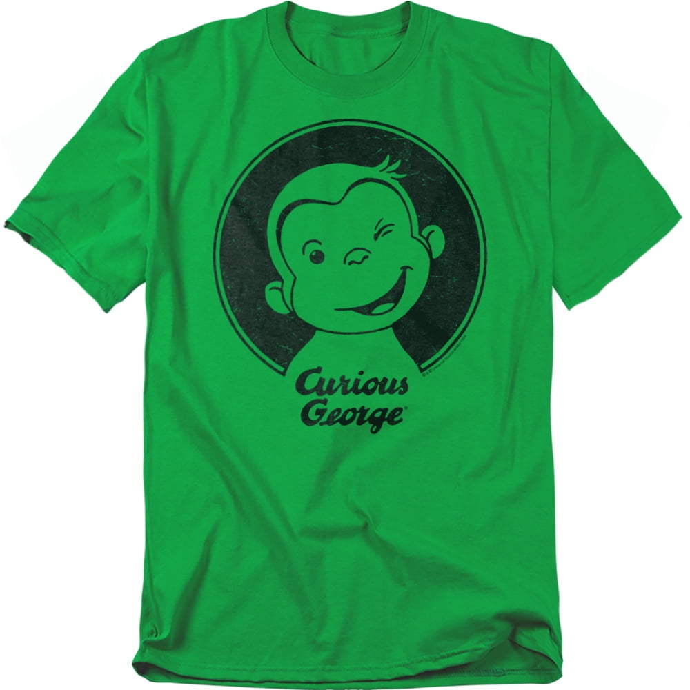 Curious George Men's Classic Wink T-shirt XXX-Large Green - Walmart.com