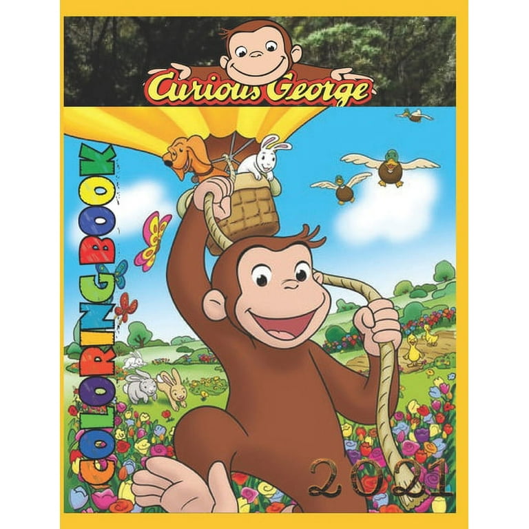 monkey george coloring pages