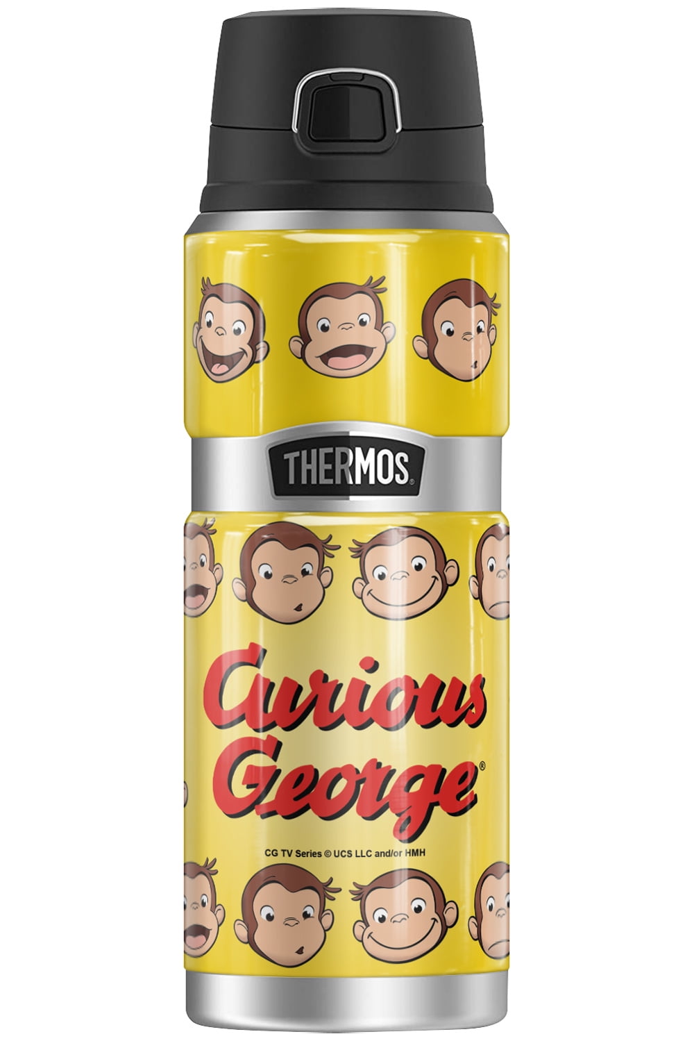 Curious George Curious George Faces THERMOS STAINLESS KING Stainless ...