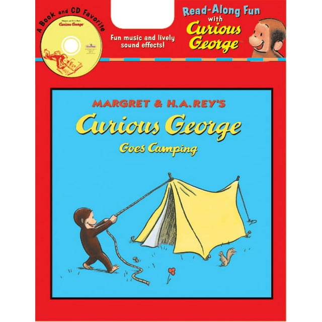 Curious George: Curious George Goes Camping Book & CD (Other) - Walmart.com