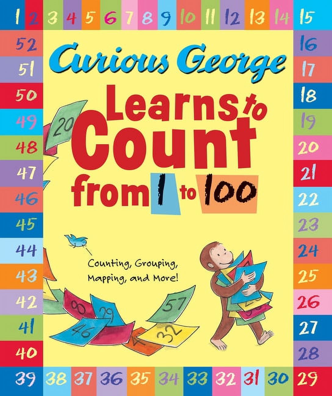 Curious George Curious George Learns to Count from 1 to 100, (Paperback ...