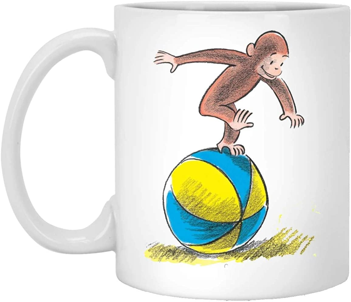 Curious George Custom Coffee Tea Milk Ceramic Mug Cup White Mug ...