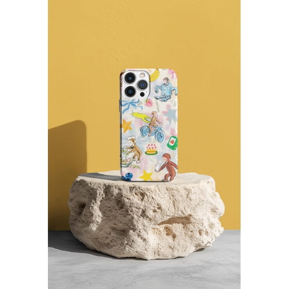 Curious George H015 Premium Case for iPhone 17 16 15 14 13 12 11 Pro ...