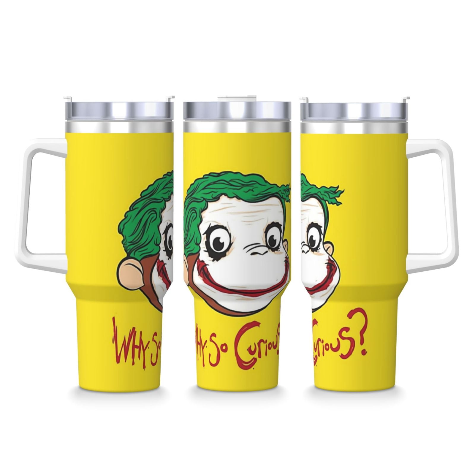 Curious George Insulated Stainless Steel Hot/Cold Coffee Cup 40oz Ice ...