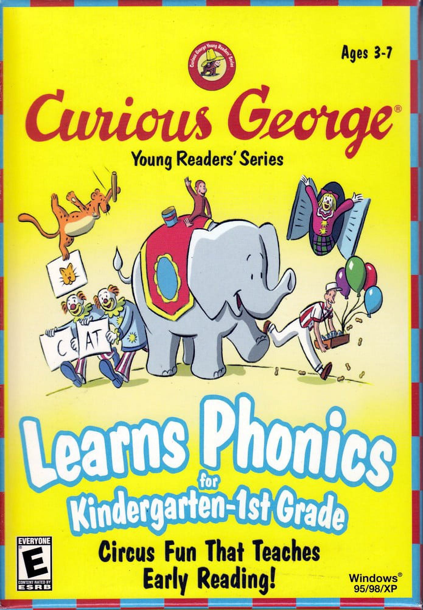 Curious George Learns Phonics Classic PC CDRom - For Kindergarten to ...