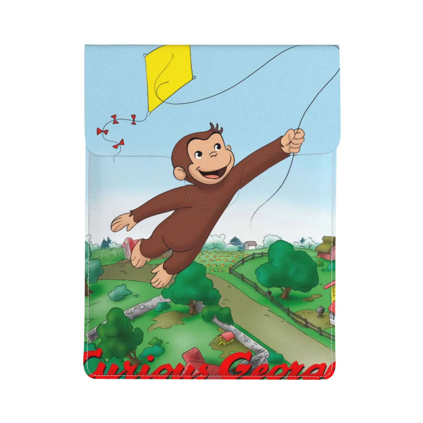 Curious George Leather Laptop Sleeve Computer Case Notebook Cover -13 ...