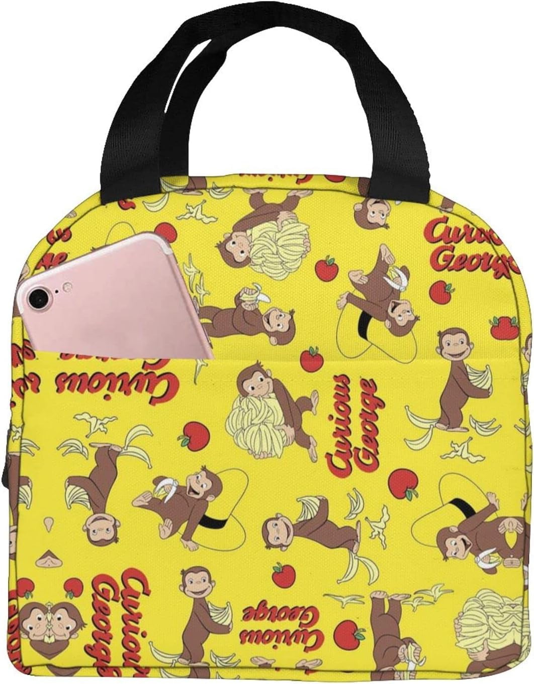 Curious George Lunch Bag Insulated Lunch Box With Compartments ...