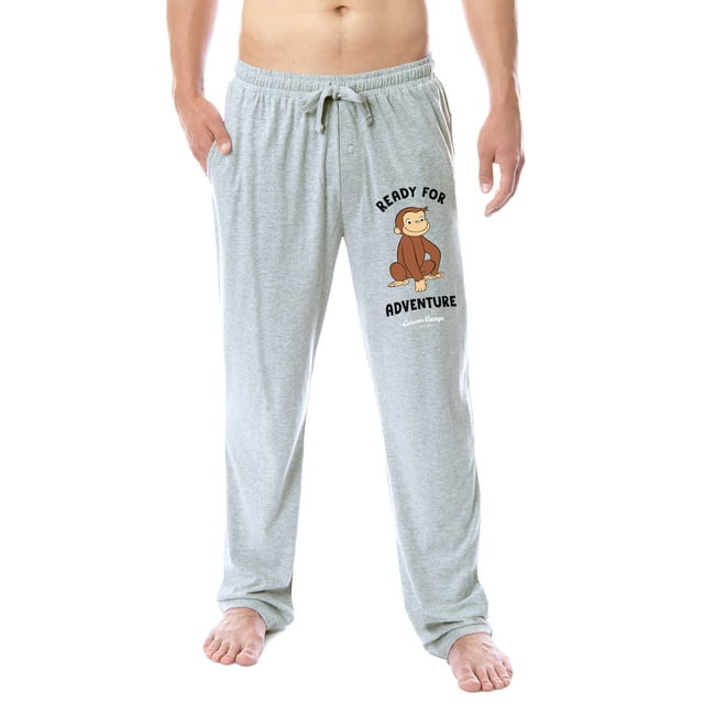 Curious George Mens' Character Ready For Adventure Sleep Pajama Pants ...