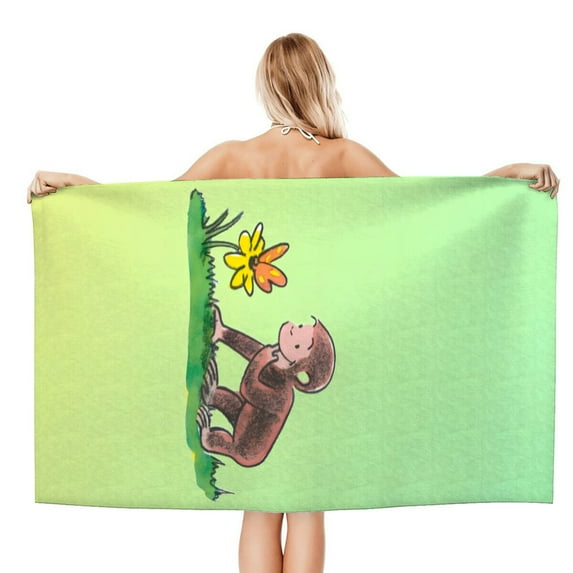 Curious George Monkey Beach Quick Drying Towel, soft, quick-drying ...