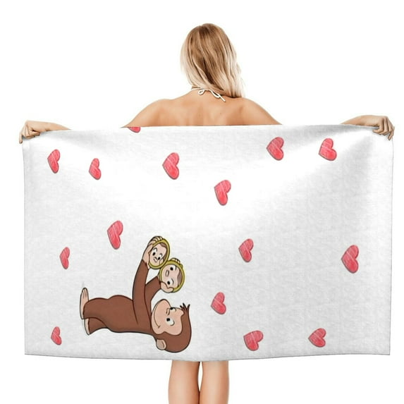 Curious George Monkey Beach Quick Drying Towel, ultra-light, quick ...