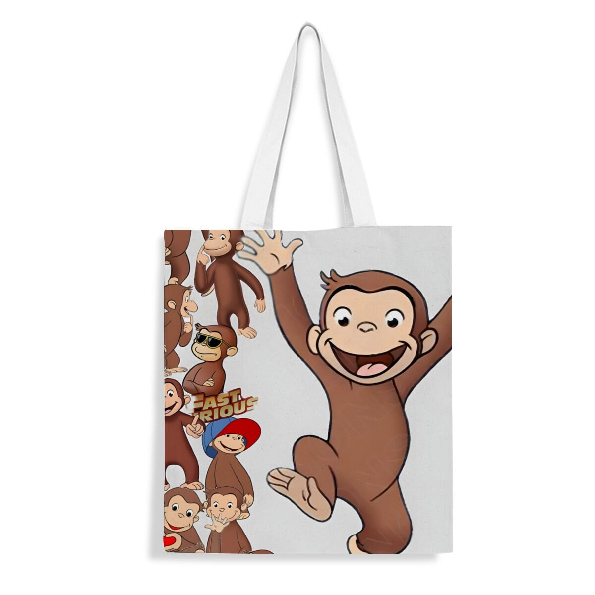 Curious George Monkey canvas Tote Bag handbag: A chic tote for women ...