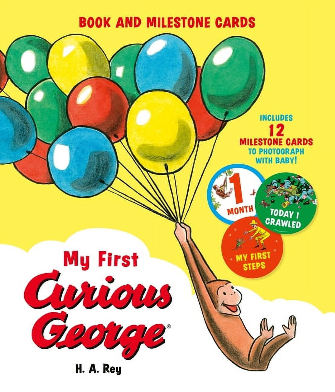 Curious George: My First Curious George (Book and Milestone Cards ...