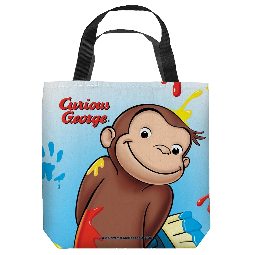 Curious George - Paint - Tote Bag - Walmart.com